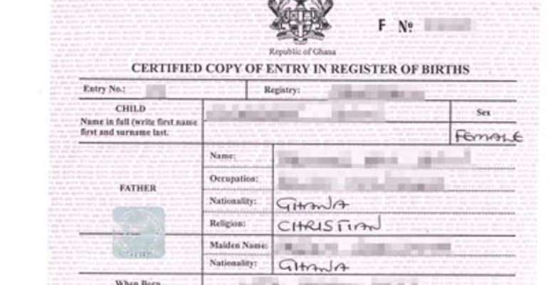 Ghana’s Automated Birth Registration Recognized