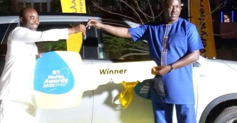 MoMo Agent wins car as MTN rewards MoMo Agents