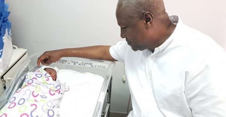 Mahama 'Daughter' Welcomes Baby Boy [Photos]