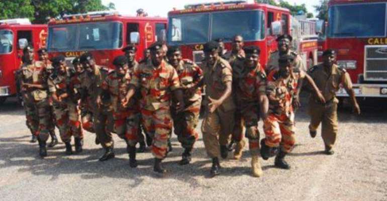 Confusion Rocks Ghana National Fire Service