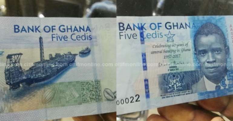 New GHc5 note becomes legal tomorrow, circulation on March 7