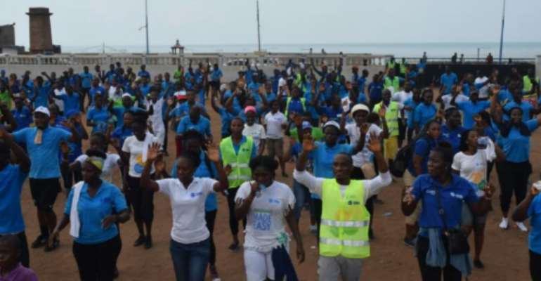 BIMA Ghana Staff Embark On Health Walk
