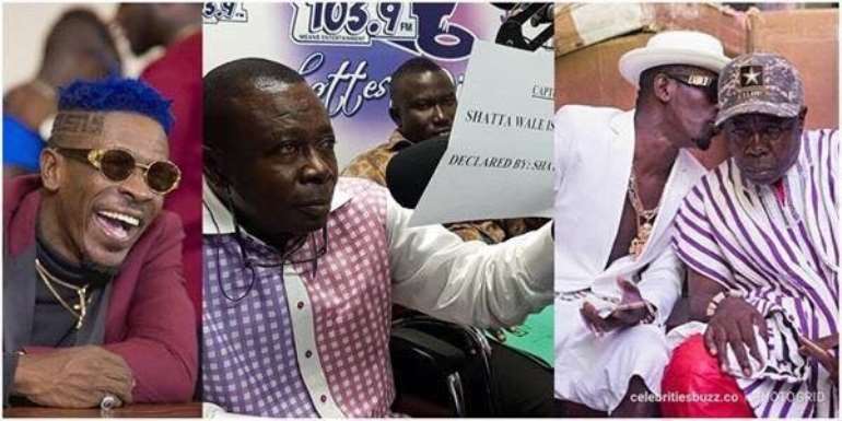 Shatta Wale surprises his father, Shatta Capo on his birthday