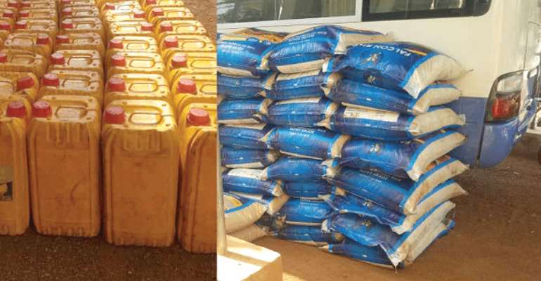 Customs Intercept Smuggled Goods In Nanton