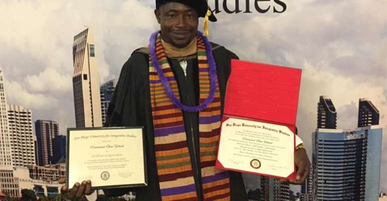Physically Challenged Honored Doctorate Degree