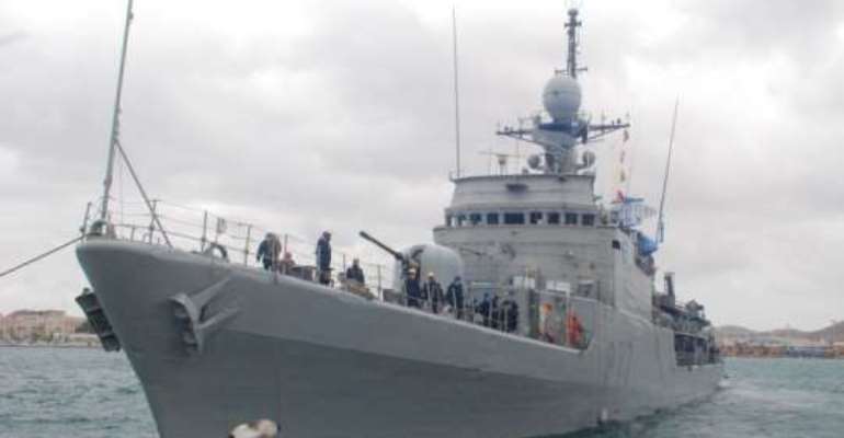 Patrol Vessel: 'Infanta Cristina' Berths At The Sekondi Naval Base
