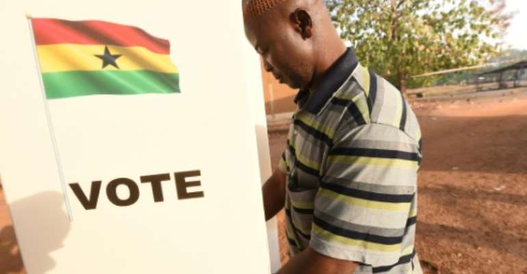 Ghana begins voting in presidential election