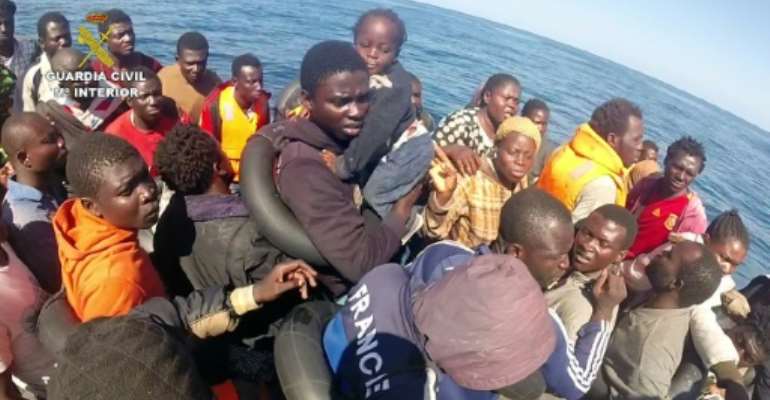 Nearly 200 African migrants rescued off Spain