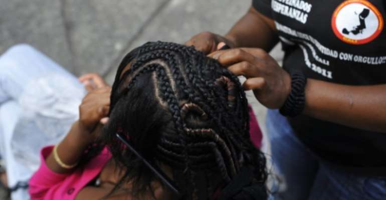 Racism row over S. Africa school's hair policy