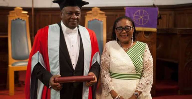 President Mahama dedicates honorary doctorate to Ghanaians