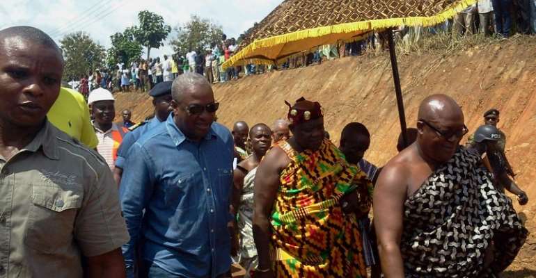 Victory Awaits You – Kukurantumi Chief Tells Mahama