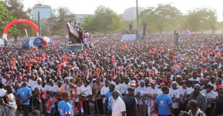 Election 2012: NPP rounds off campaign with rally in Accra
