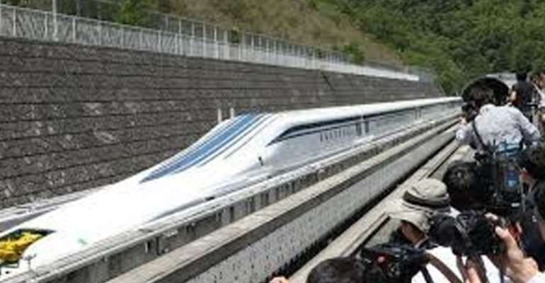 Japan’s levitating maglev train reaches 500km/h (311mph)