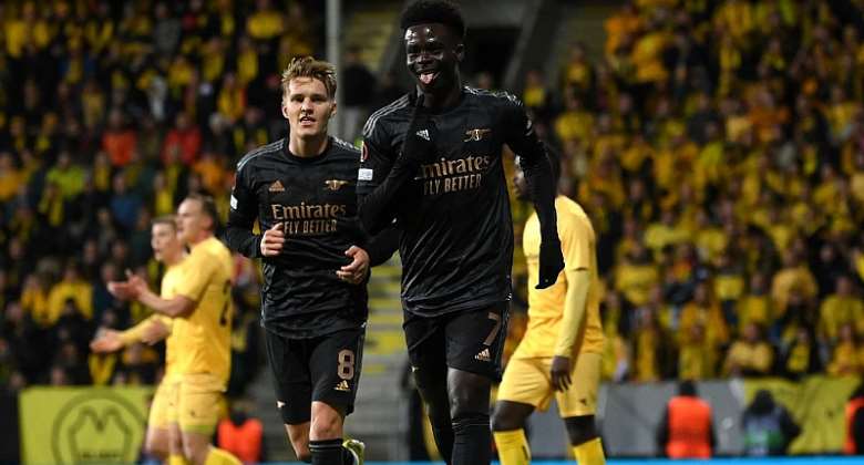 Saka scores as Arsenal beat Bodo/Glimt yto near Europa League knockouts