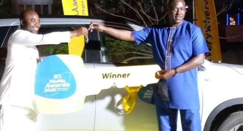 MoMo Agent wins car as MTN rewards MoMo Agents