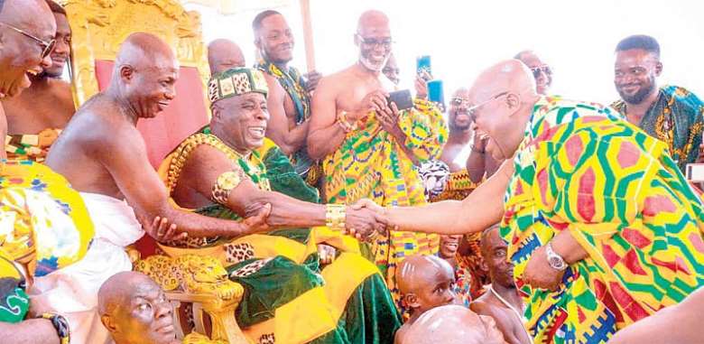 Okyenhene Marks 20 Years In Gallant Style