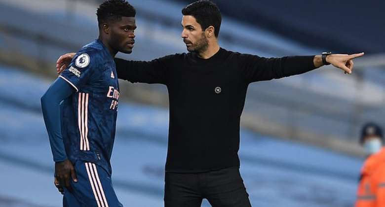 Thomas Partey lauded by Arsenal manager Mikel Arteta as the Ghana star nears recovery