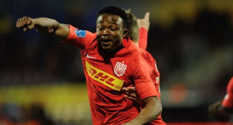Ghana’s Isaac Atanga climbs off the bench to score for FC Nordsjaelland ...