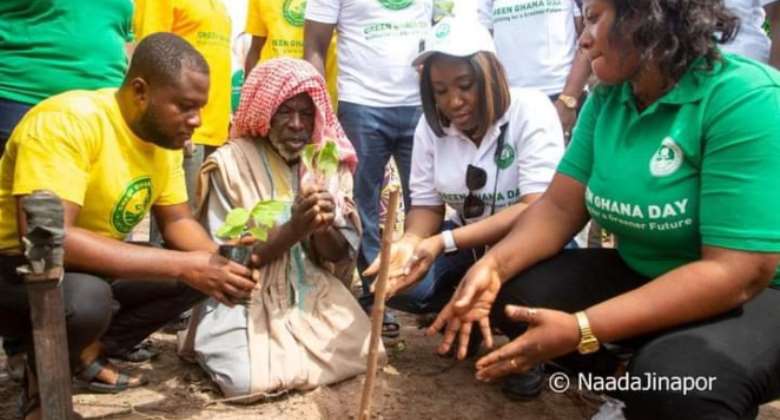 Green Ghana Day 2022: Naada Jinapor Foundation plant trees to mitigate ...