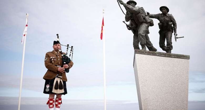 Long-awaited British memorial opens in Normandy to remember D-Day fallen