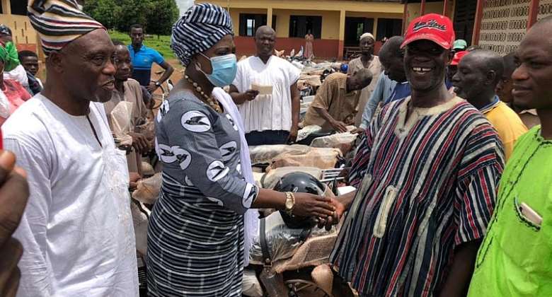 Salaga South MP supports NDC's Kafaba Ward with 25 motorbikes