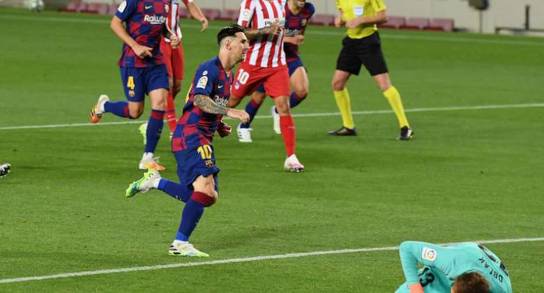 Lionel Messi Scores His 700th Career Goal Against Atletico Madrid