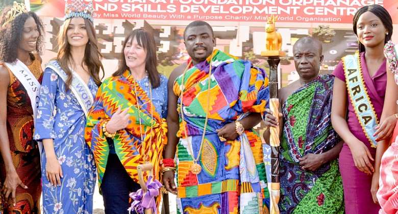 Prestea Huni-valley: Miss Ghana Foundation Cut Sod For Charity Project