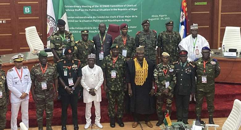 ECOWAS Chiefs of Defence Staff meet in Accra to finalise deployment of standby force to Niger