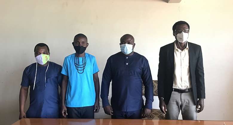 Volta FA Chairman Pays Courtesy Call On Two DCEs