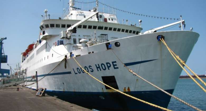 Logos Ship Docks At Tema