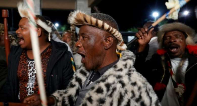 Thousands gather to fete South Africa's new Zulu king