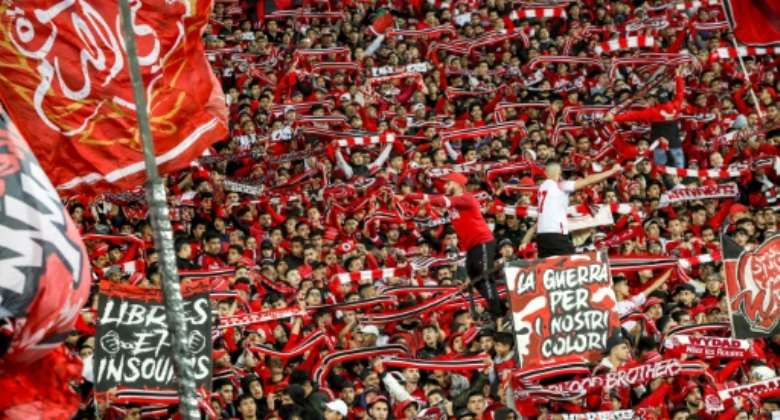 Morocco 'ultras' steal football show with passion, pyrotechnics