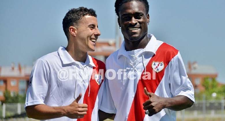 Ghana midfielder Derek Boateng makes Rayo debut in pre-season draw with ...