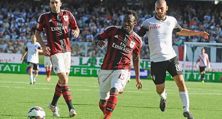 Michael Essien plays cameo role in AC Milan comfortable win over Cagliari