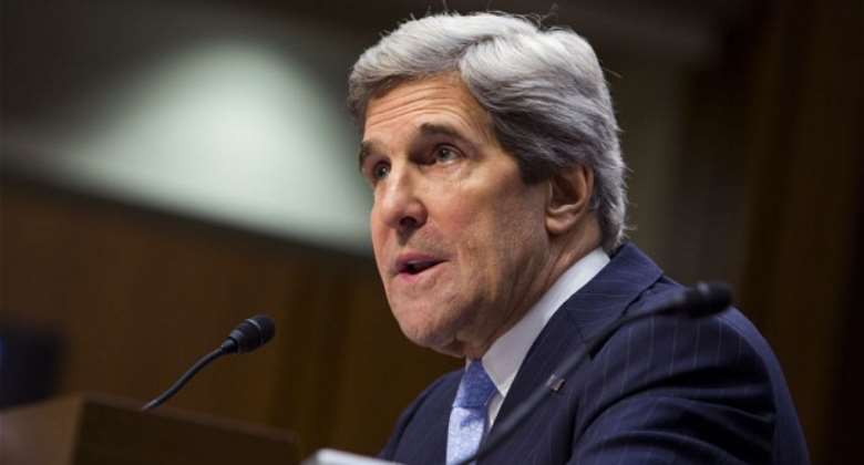 US Secretary Of State John Kerry Discusses Syria And Talking To The ...