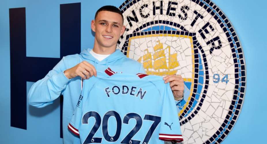 Phil Foden signs new five-year deal at Man City