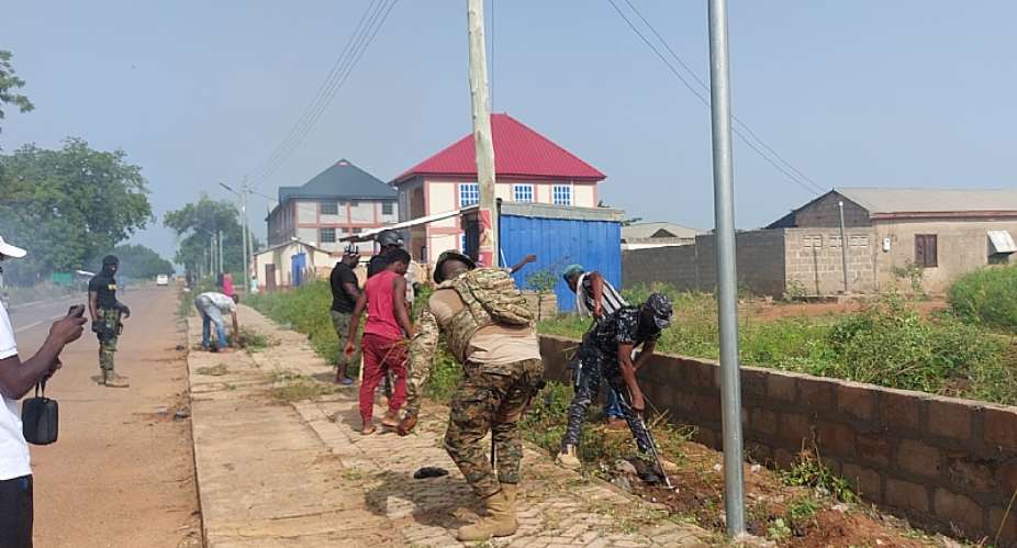 Bawku: Massive cleanup in 'ghost town'