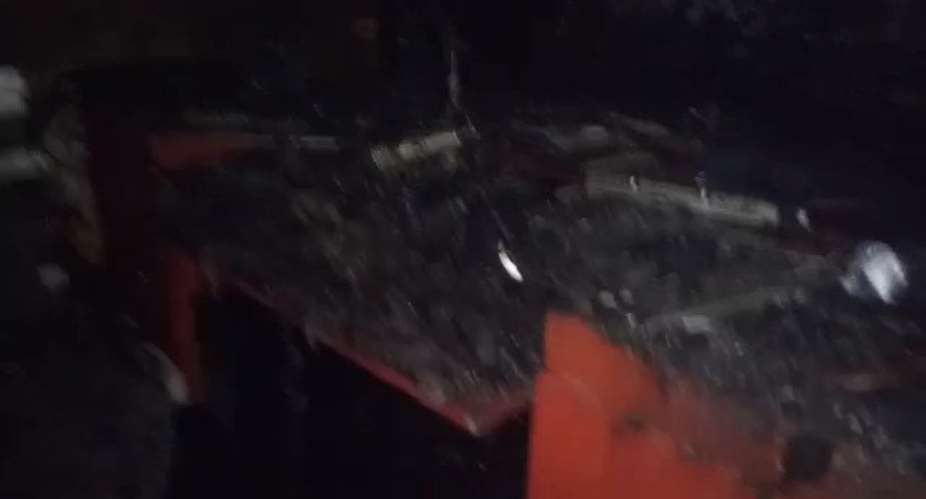 Fire Razed Down Techiman Radio Station