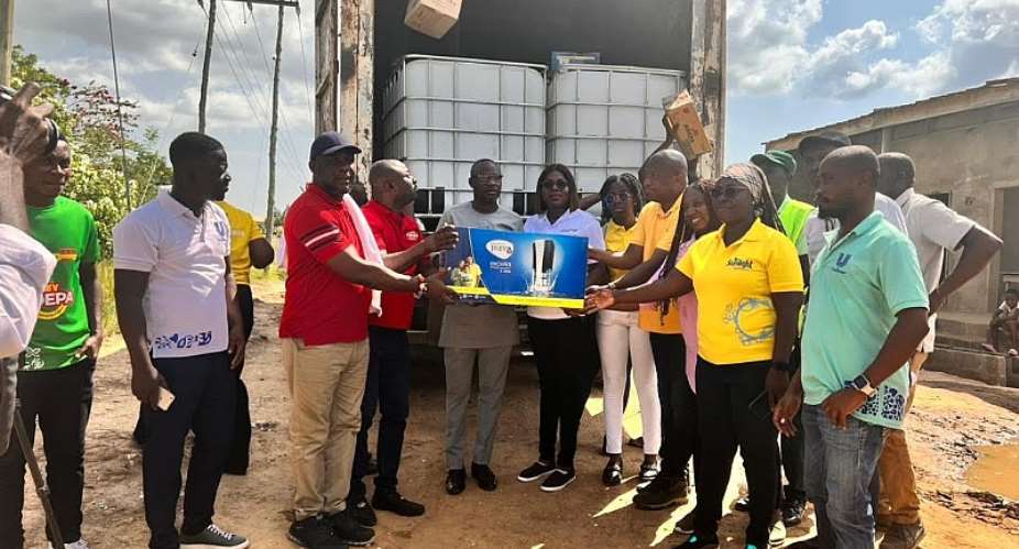 North Tongu District Victims Receive Donations From Unilever Ghana