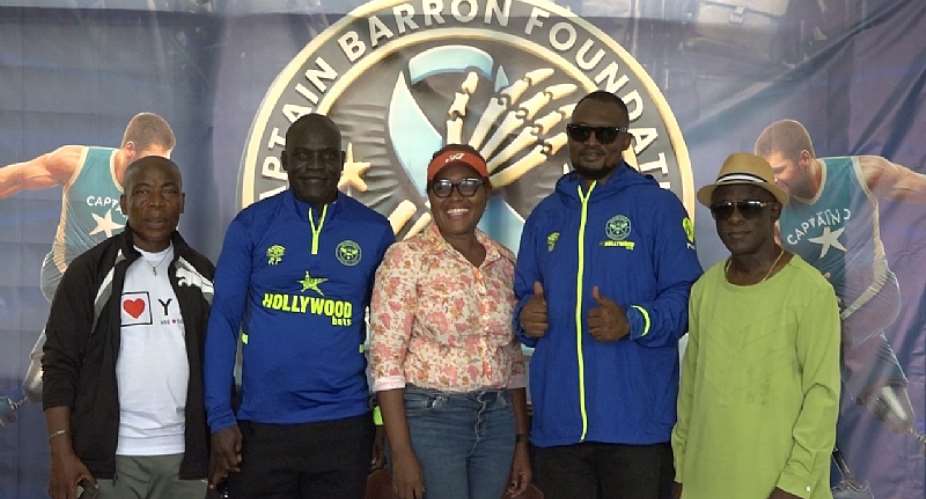 Captain Barron Foundation presents sports kits from Brentford FC to six ...