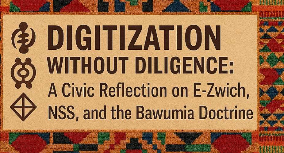 Digitization Without Diligence: A Civic Reflection on E-Zwich, NSS, and ...