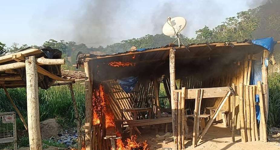 NAIMOS task force raids ‘Yellow Face’ illegal mining site at Wassa Abrehyia