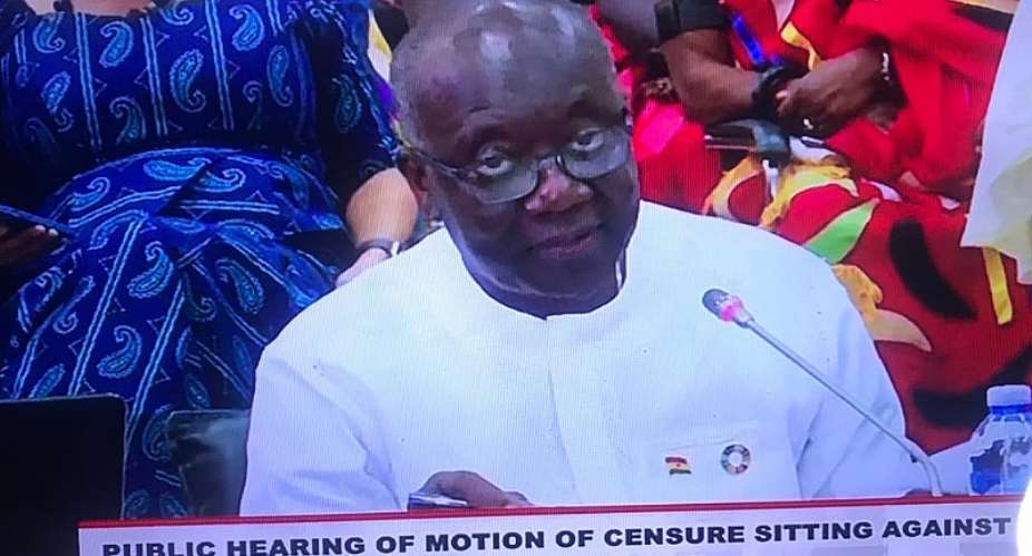Censure Motion To Remove Me Weightless Ken Ofori Atta