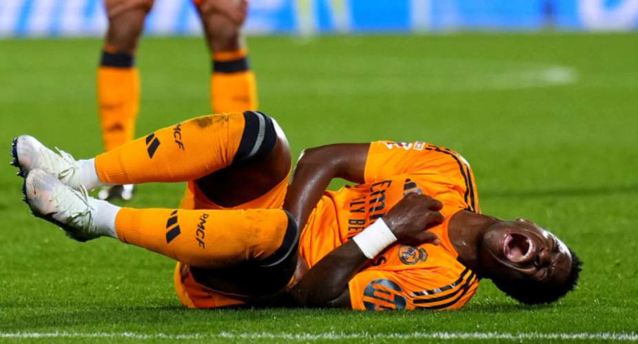 Vinicius Jr injured before Real Madrid match against Liverpool