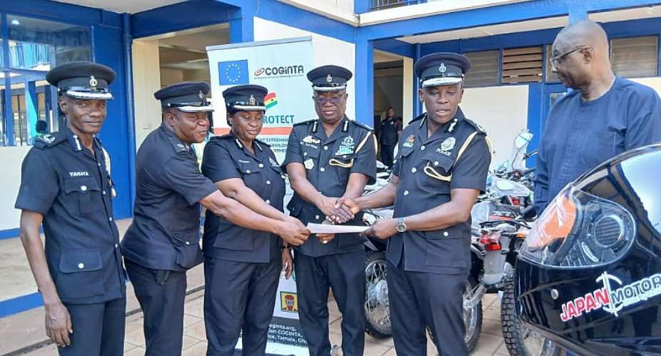 Coginta donates motorbikes, commissions new Police posts to strengthen ...