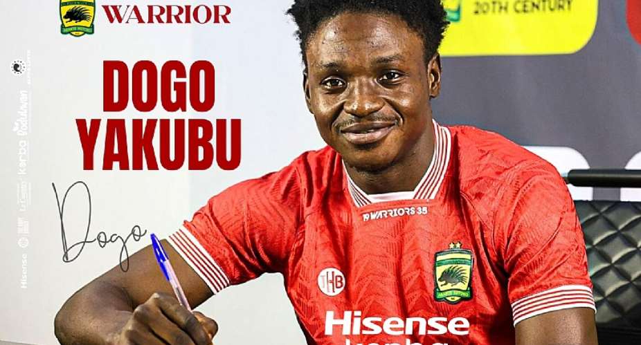 21-year-old striker Dogo Yakubu joins Asante Kotoko on a three-and-a ...