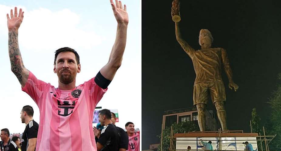 Lionel Messi to unveil 70ft statue of himself on 'GOAT' tour