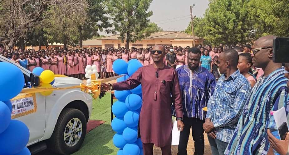 Bawku SHS PTA Donates Pickup and Desks, Warns Against Vandalism