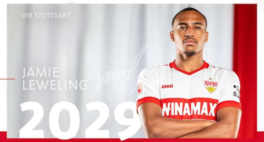 German-Ghanaian attacker Jamie Leweling commits future to VfB Stuttgart ...