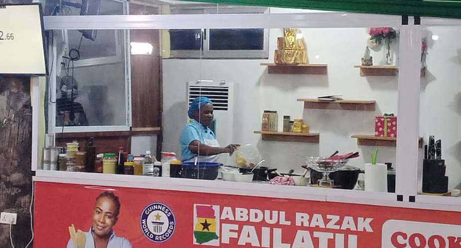 Cook-a-thon day 2: Failatu Abdul-Razak prepares 39 dishes by 40th hour